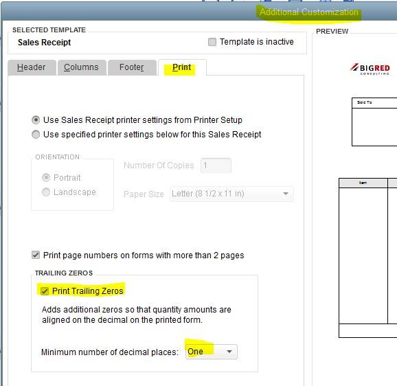 Solved: .0 on invoice