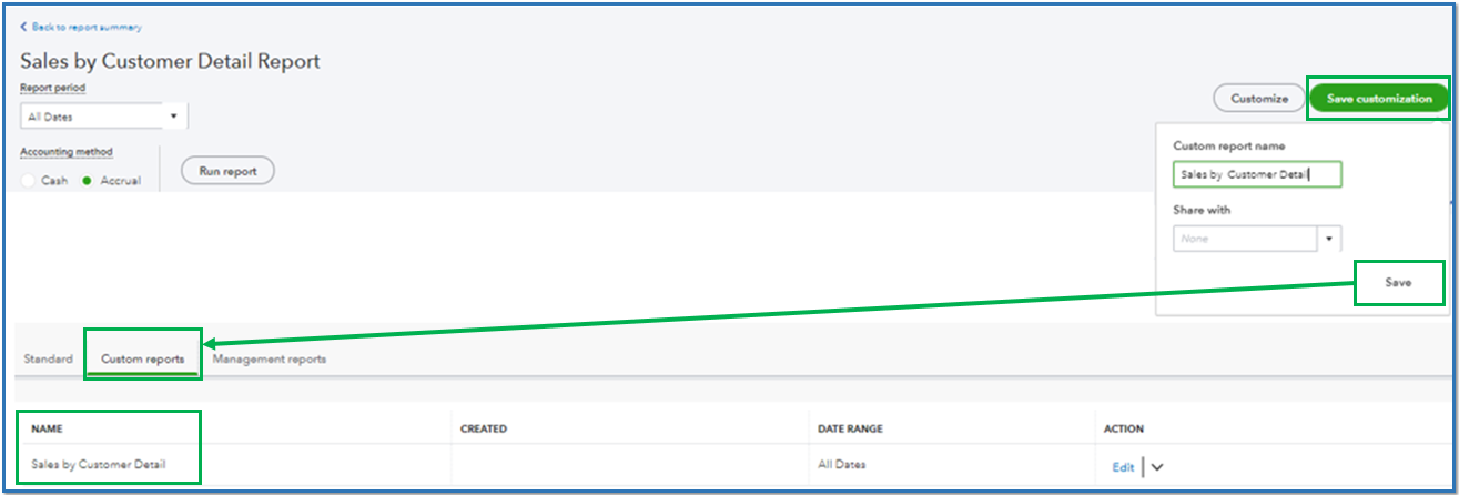 Solved: Customer reporting