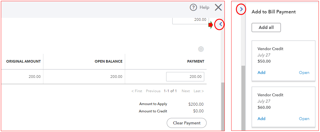 Don't automatically select ALL credits when recording a bill payment ...