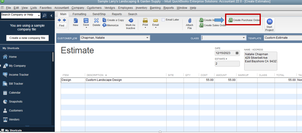 Estimate to PO to Invoice Workflow with Desktop Pro Plus 2023