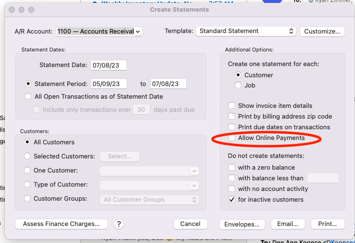 How do I consolidate multiple invoices into one invoice to send to a ...