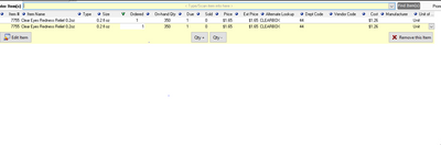 Merging Duplicate Items in a Work Order