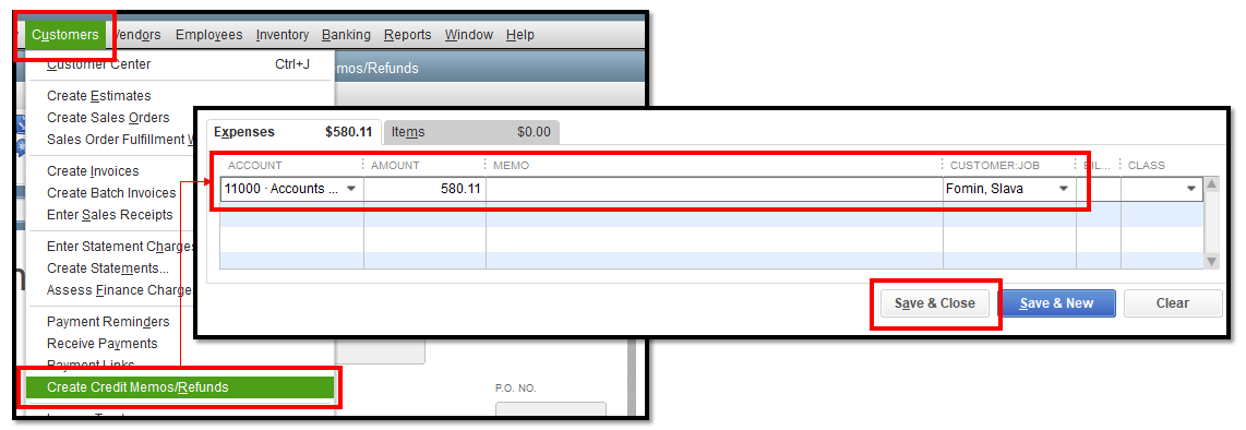 Solved: overpayment on invoice through EFT