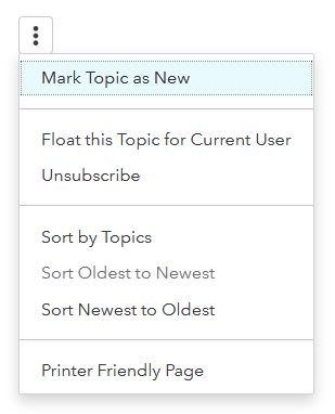Solved: What are these options on QuickBooks Community posts: Mark New ...