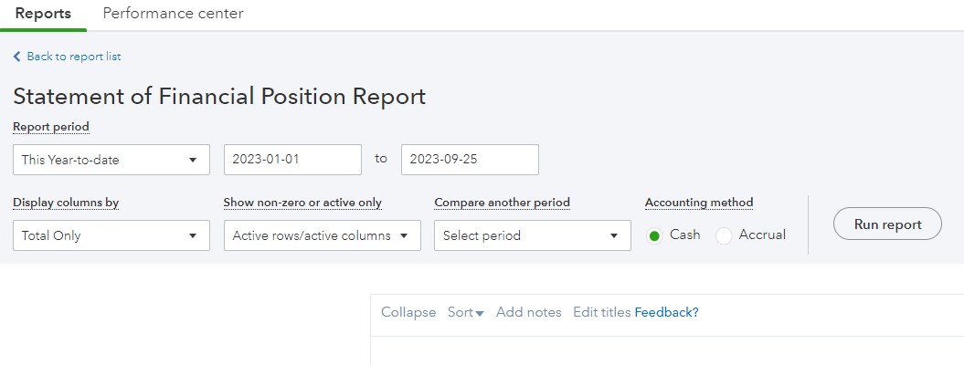 Solved: With QBO Adv., I'm creating a Statement of Financial Activity ...