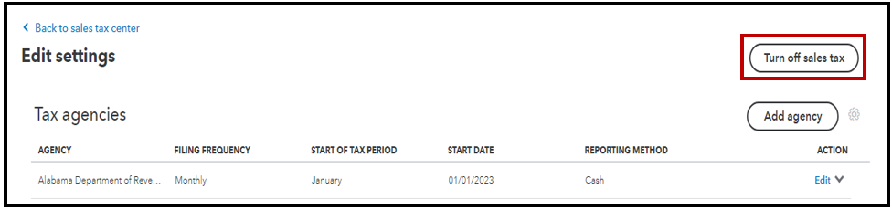 Turn off Automatic Sales Tax | QuickBooks Community