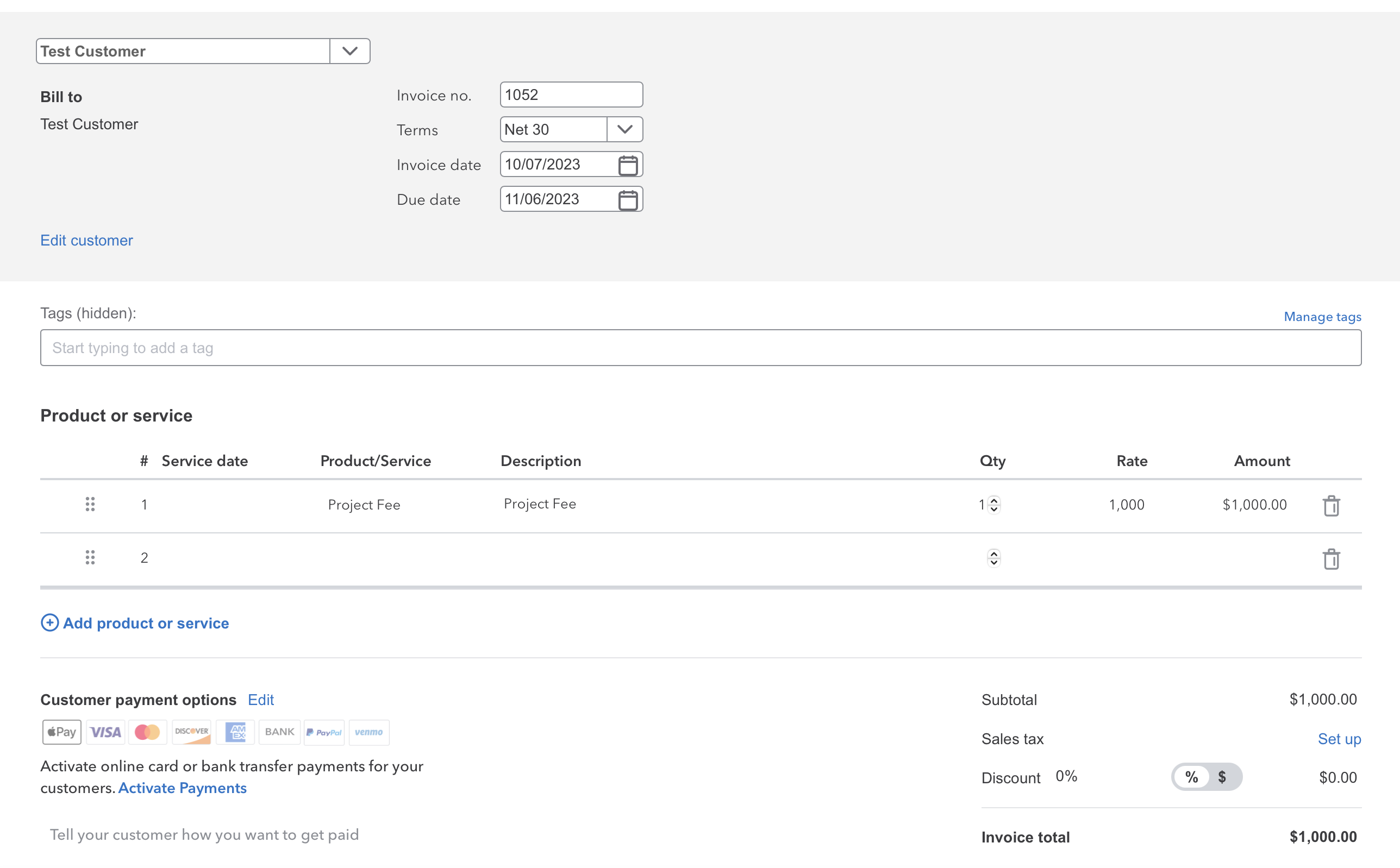 My invoice line item has a Qty and Rate and Amount, but when I print ...
