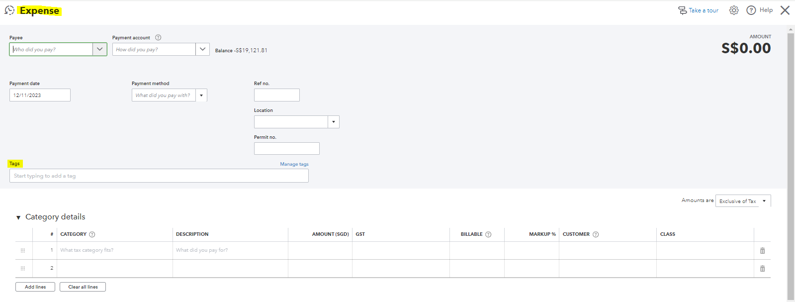 Where have the summary view of tags gone in the new Menus in the left ...