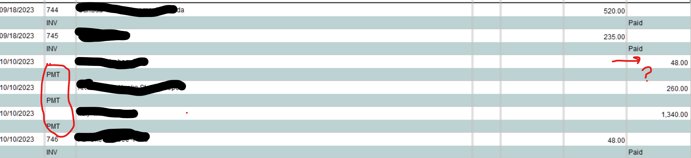Quickbooks Desktop Premier 2020 - issue with showing payments