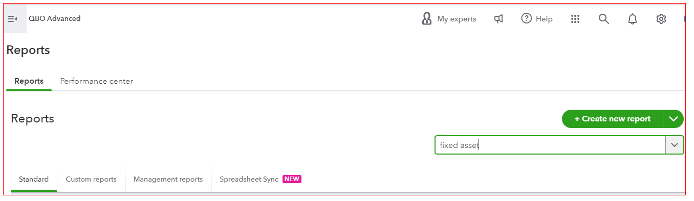 How to run a Fixed Assets report with dates