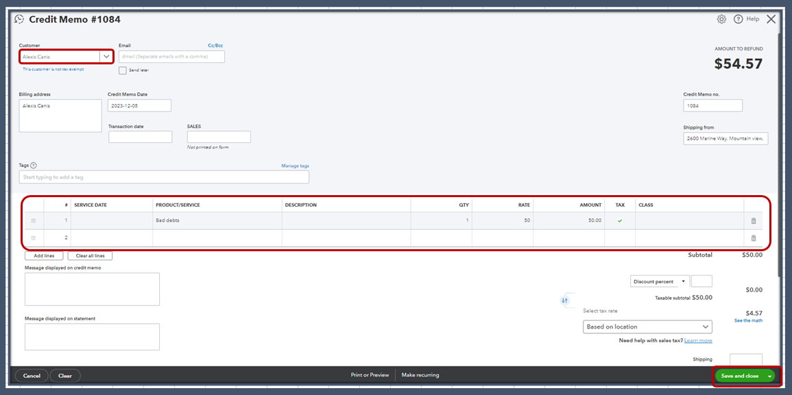 Solved: Write off (A/R), old unpaid invoices