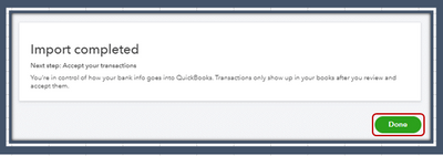 After importing a statement into my account with, they aren’t showing ...
