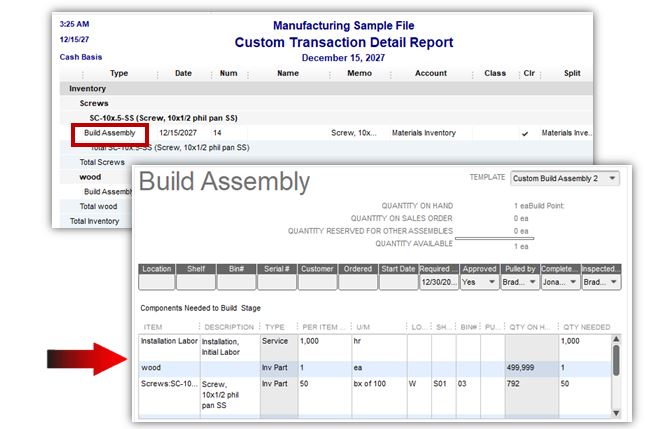 Solved: How can I see build assembly report or how to generate build ...