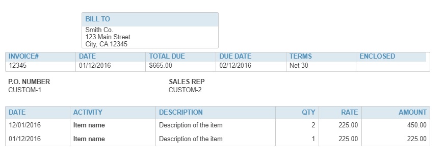 Any way to change invoice margins?