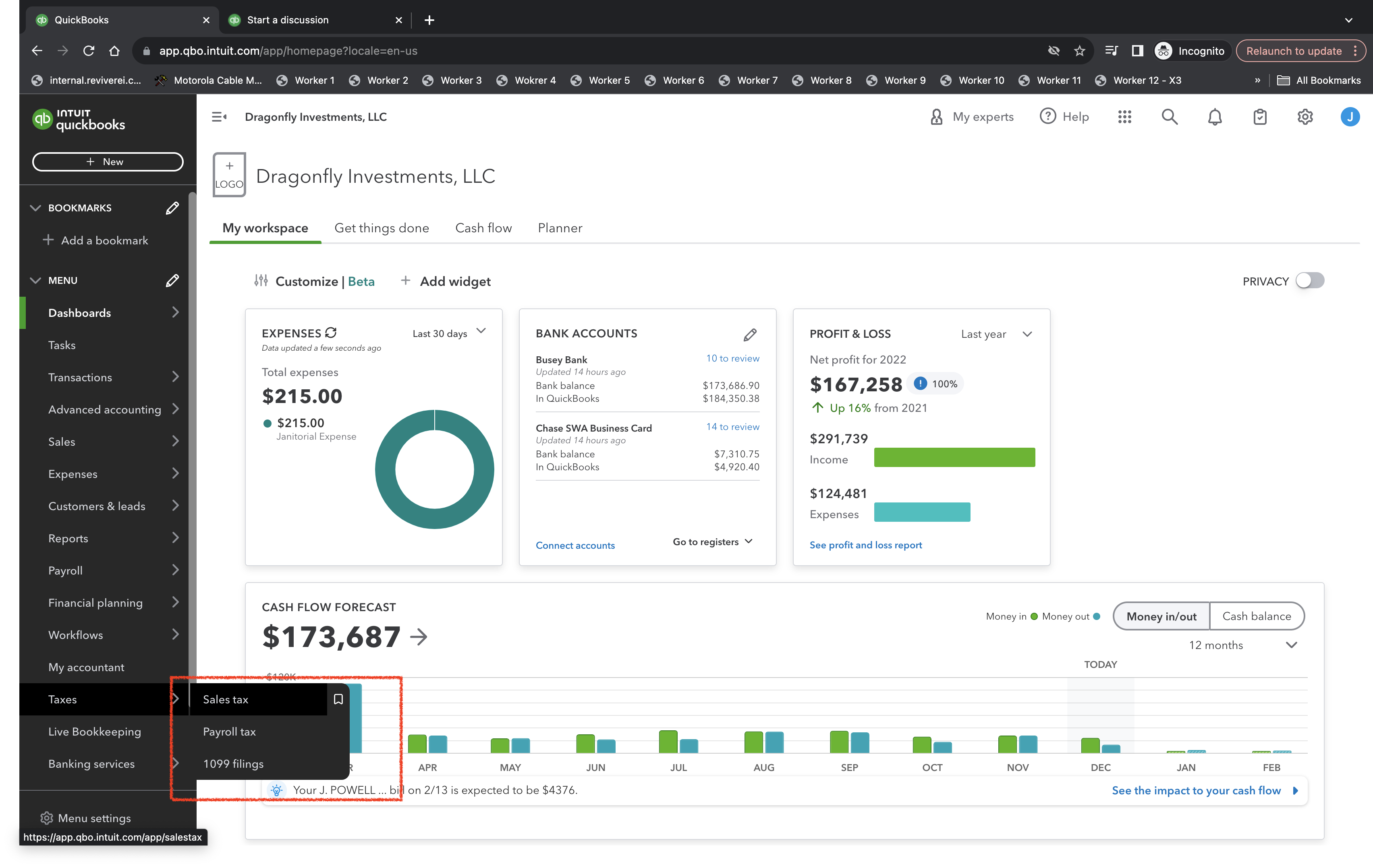 Solved: Missing Income Tax Option under Taxes on Menu