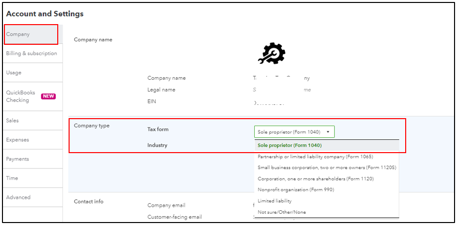 Solved: Missing Income Tax Option under Taxes on Menu
