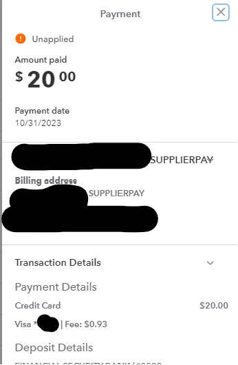 Unapplied Payments - All Sales - Correcting to Register