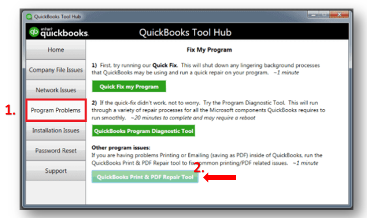 Issues printing and saving as PDF