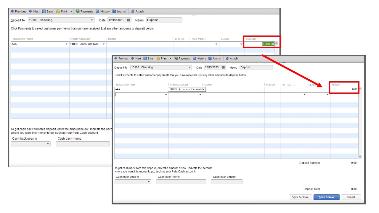 Solved: Delete a payment