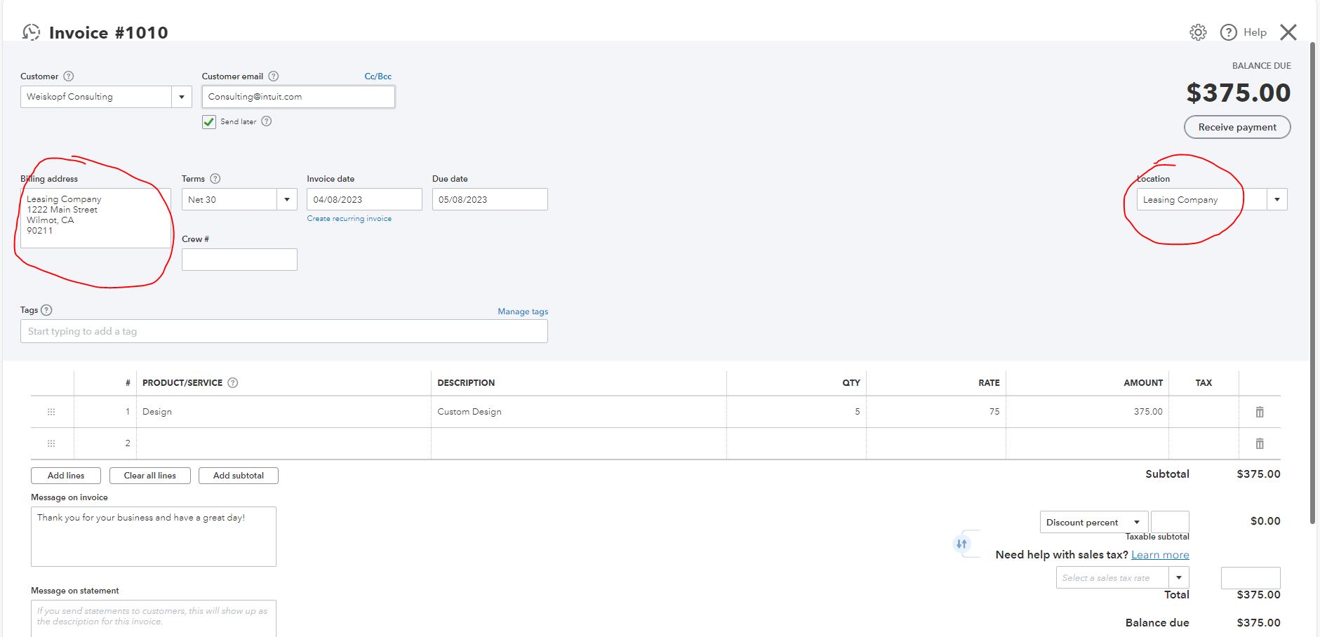 Solved: Third Party Billing