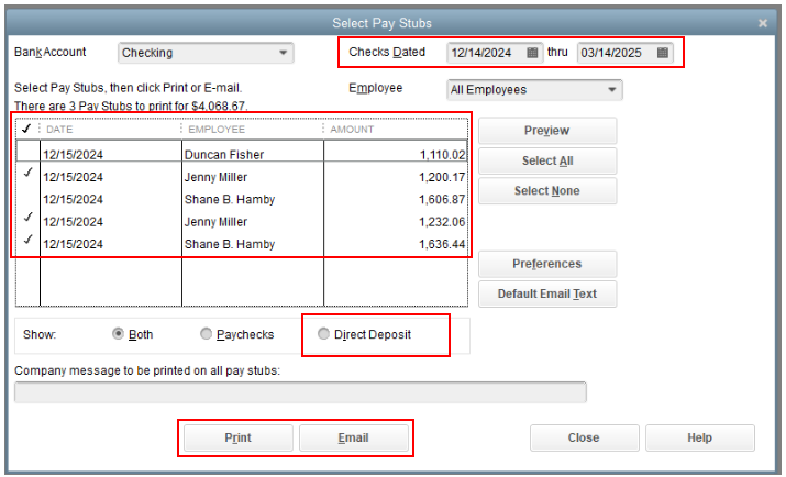 Solved: Employee Termination Check Spread Out Over Two Pay Periods