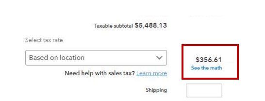 Sales Tax Not Calculating Correctly on mark up