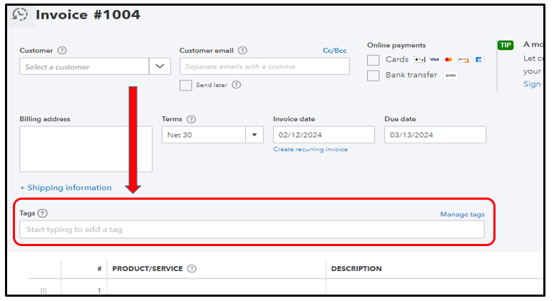 linking income and expenses