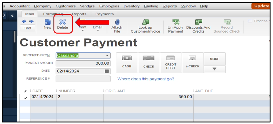 Dealing with Overpayment