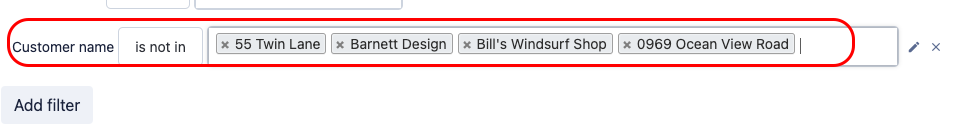 Using Customer Filter to Customize a Report