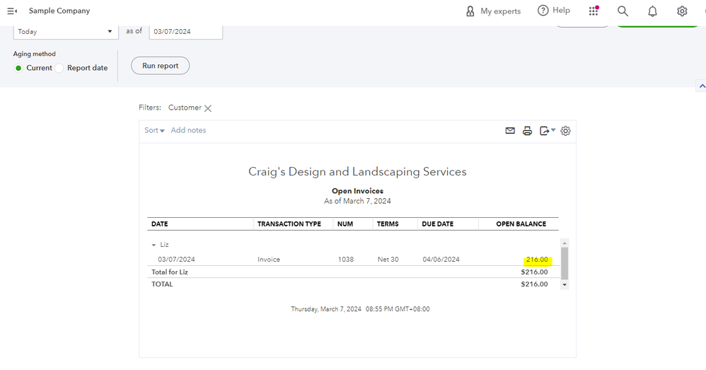 Can I reopen an invoice after it is closed?