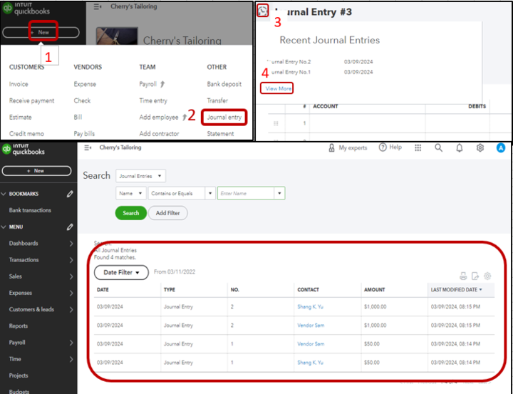 Solved: How to get the list of Journal Entries?