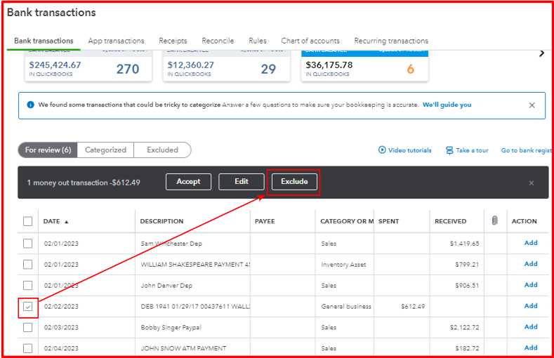 My past reconciliations must have gotten off with an update because my ...