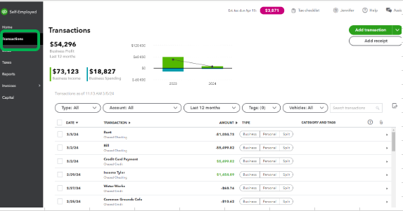 I'm using QB Self employed and my entire dashboard has changed with the ...