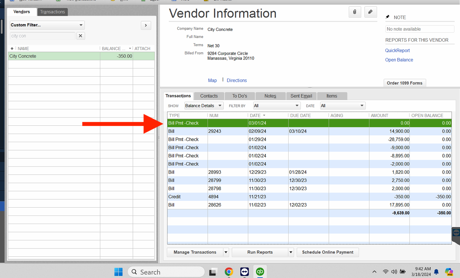 How to enter a repayment of an overpayment?