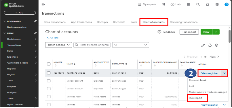 Why is the data different on the New "Account Drilldown Quickreport ...