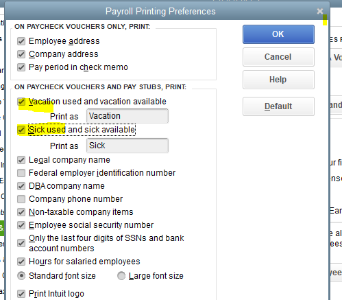 Vacation accrual not showing on pay stub
