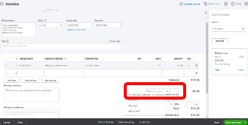 Solved: Invoicing and statements