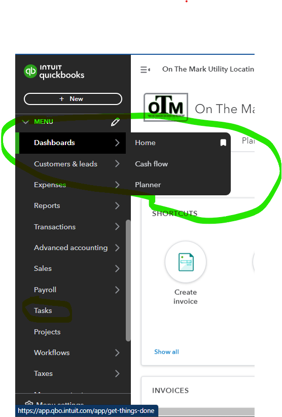 My "get things done" "task" has disappeared.