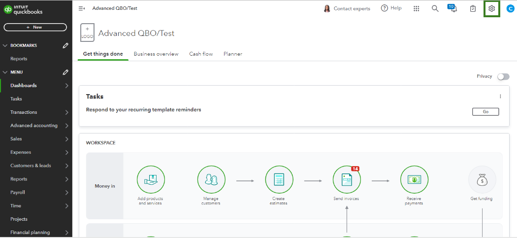 Can you change Estimate to show Quote in quickbooks online?