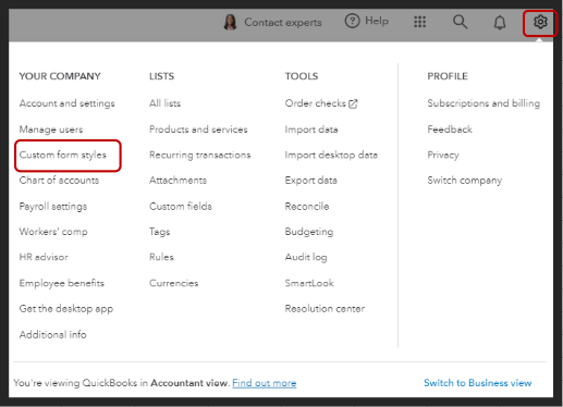 How do I assign seperate templates to invoices and sales receipts?
