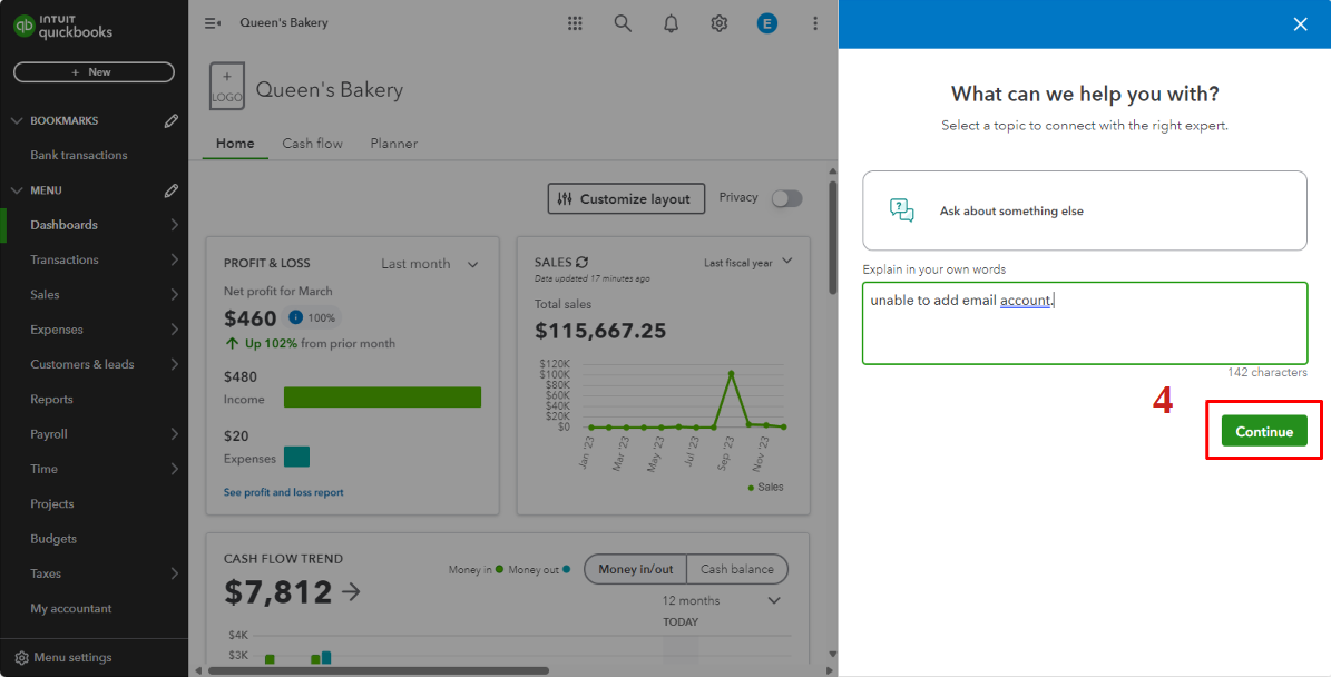 Creating Intuit account with Gmail or iCloud email accounts