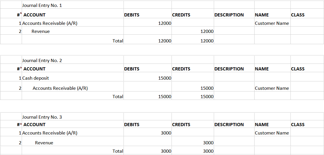 Match journal entries to deposits