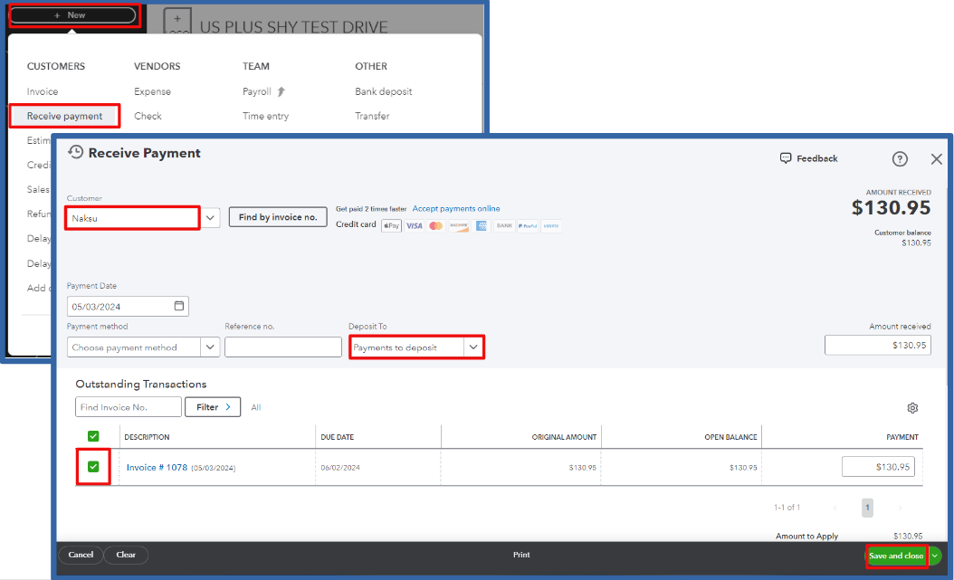 How can I fix an error on a deposit due to deposit slip transposition ...