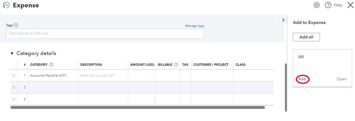 3rd party payroll and bills