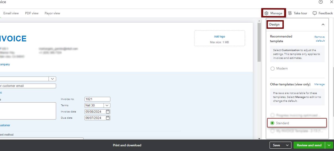 Can I get my old invoice form back? - Page 2