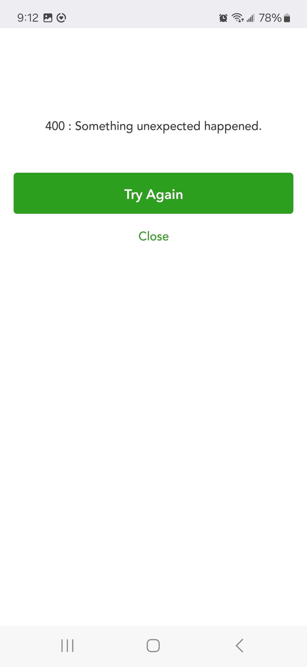 Bank account won't sync