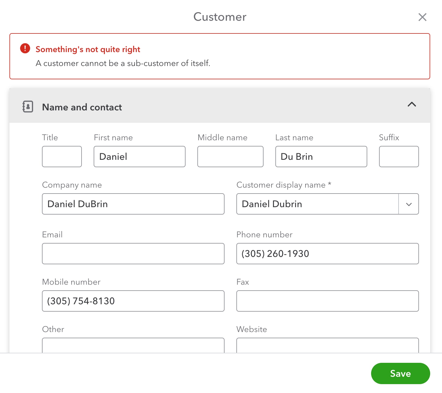 Job Tracking with QB online basic subscription