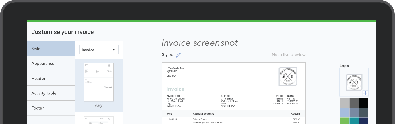 Invoicing Software - Intuit QuickBooks