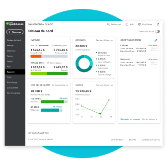 QuickBooks en ligne Standard | Fonctions et prix | QuickBooks CA