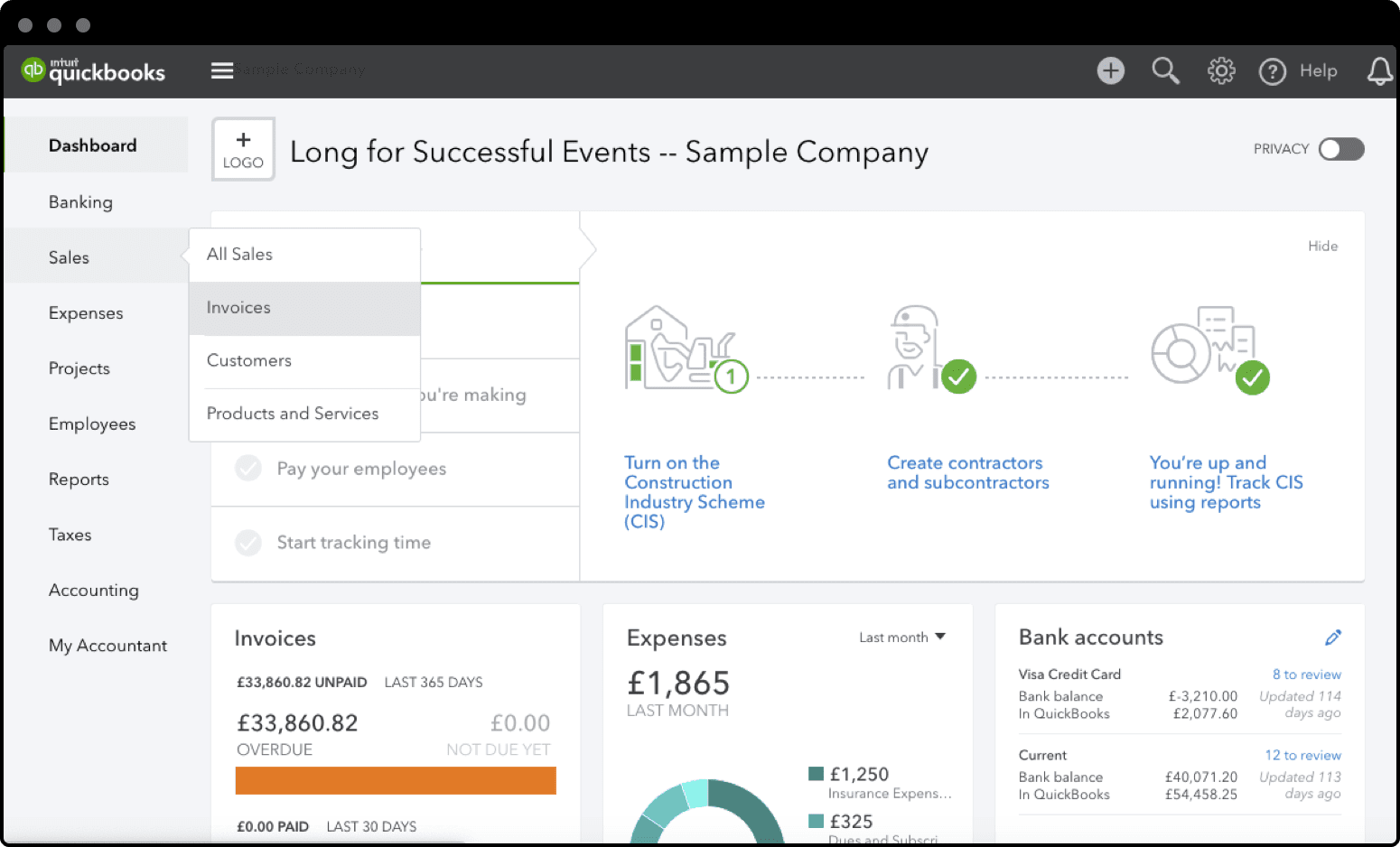How to send or record invoices | QuickBooks UK